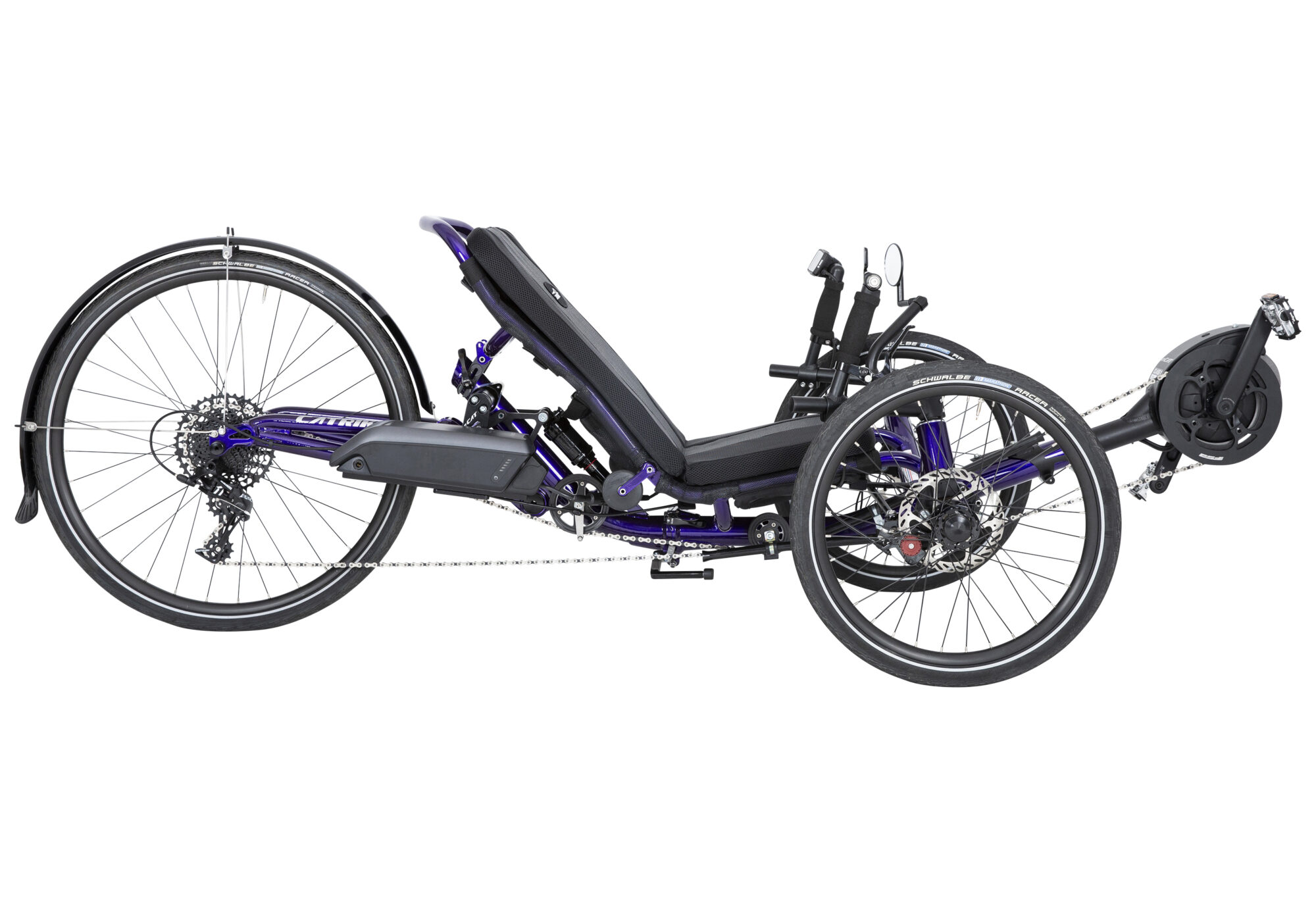Catrike Ecat Dumont Electric Recumbent Trike Many Colors Now In Stock